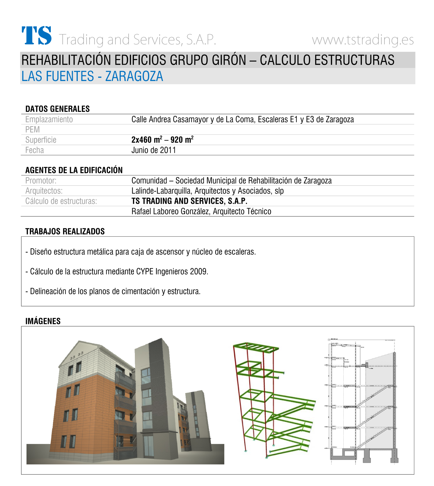 Rehabilitación de edificios y cálculo de estructuras. - estudio LABOREO